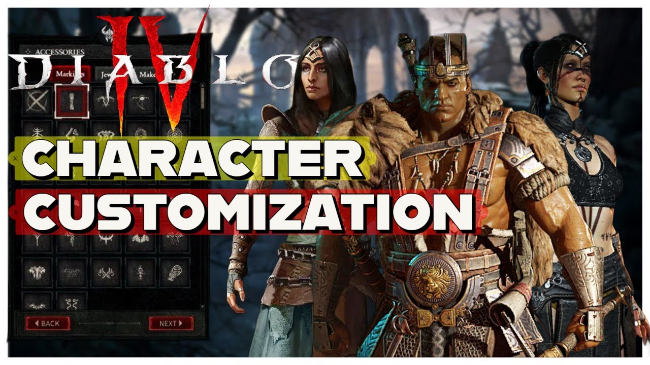 Diablo 4 Character Creation & Customization - Barbarian, Rogue ...