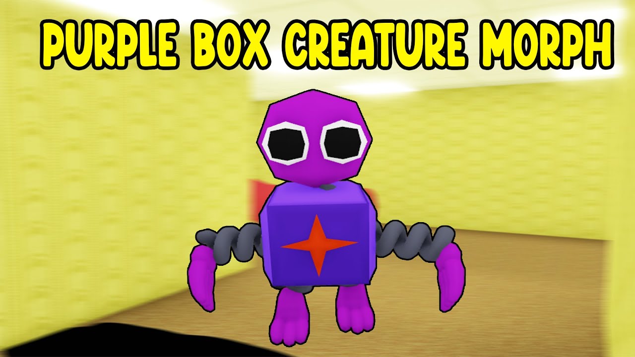 UPDATE - How To Find PURPLE BOX CREATURE MORPH in Find The Backrooms ...