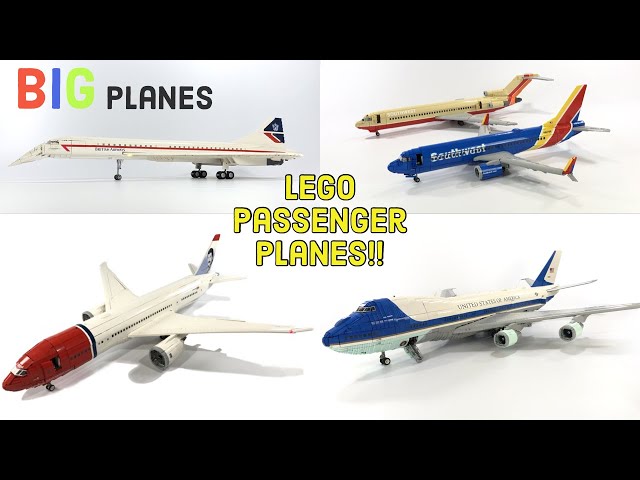 Custom Lego Passenger Plane