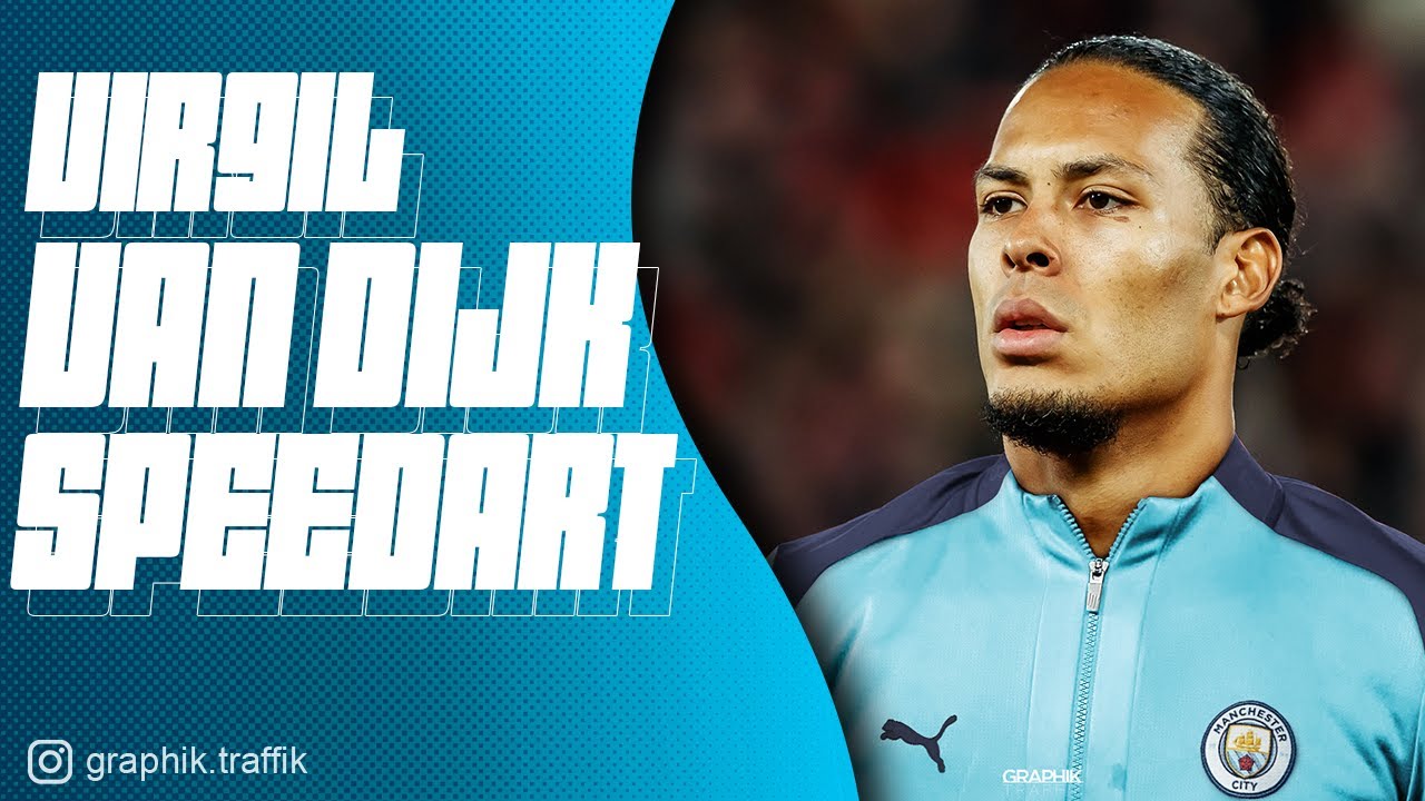 Photoshop Speedart | Virgil Van Dijk | Liverpool - YouTube