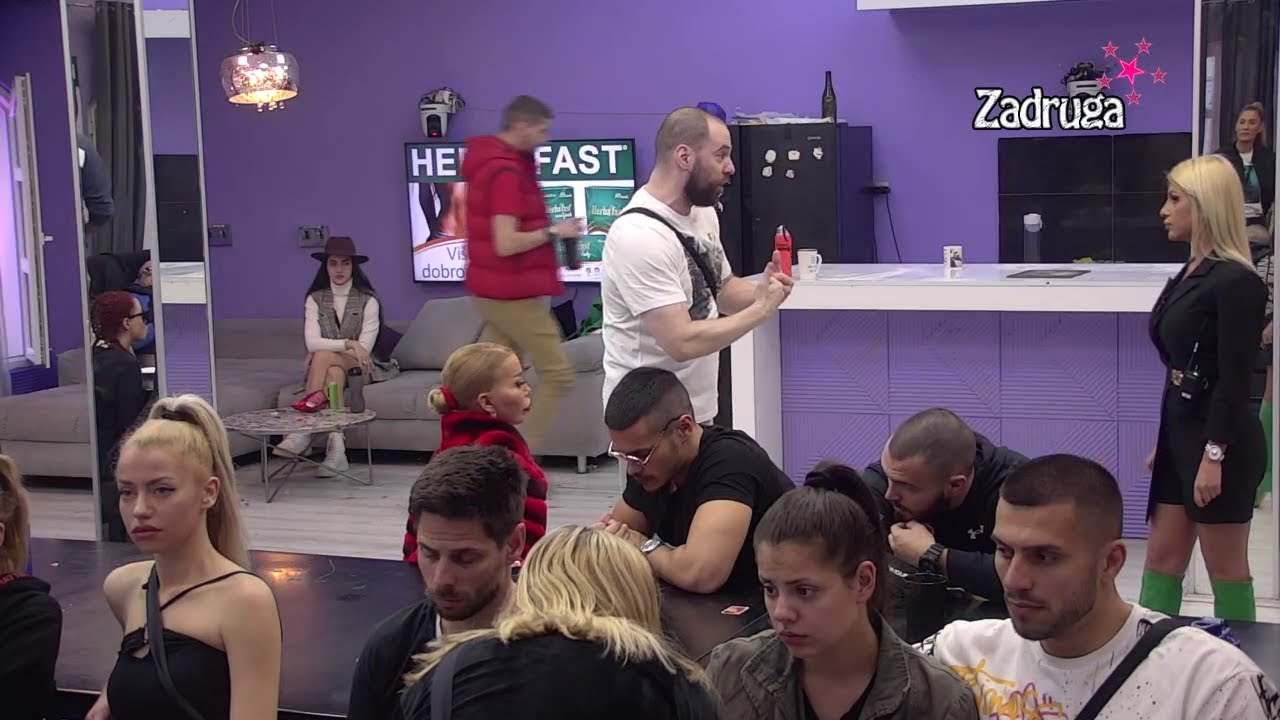 Zadruga 6 - Zvezdan uveren da Ana želi d aga rastavi od Anđele - 10.03. ...