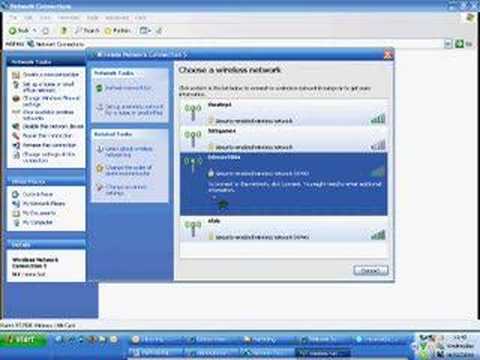 Connect to edimax wireless router in Windows XP - YouTube