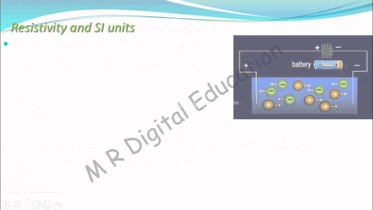 Resistance and Resistivity & SI Units (Electrochemistry part 46 for ...