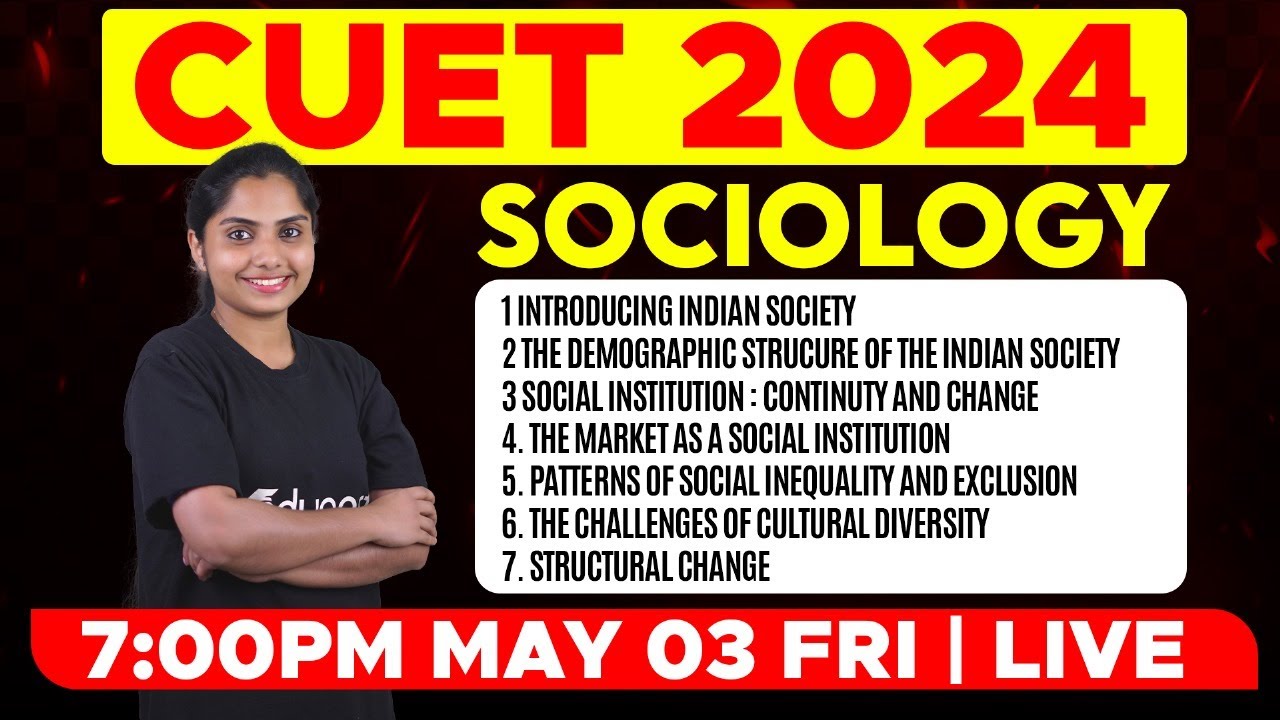 CUET 2024 - Sociology | CUET Sociology Marathon - 1 | Eduport CUET ...