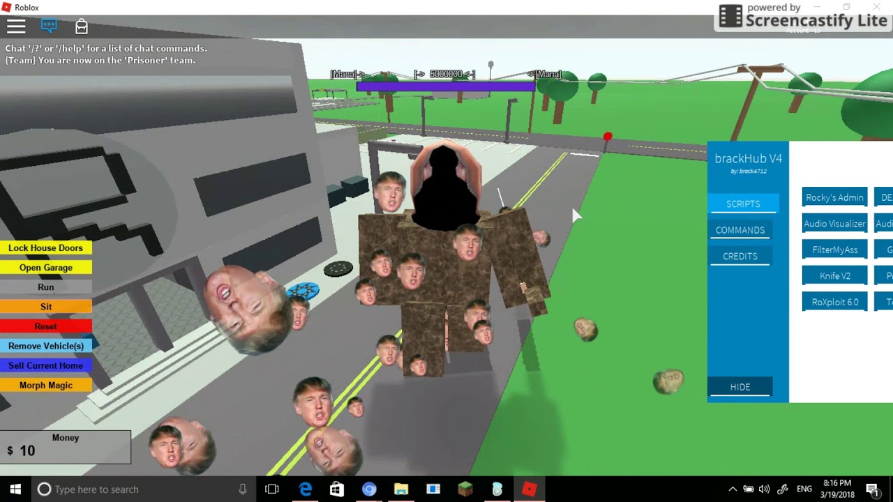 SHOWCASE Bleu Very Cool Roblox Script Exucuter Level 7 - YouTube