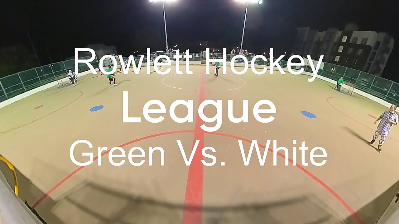 Rowlett Adult Hockey League Quarter Final Green vs White 3/24/25 - YouTube