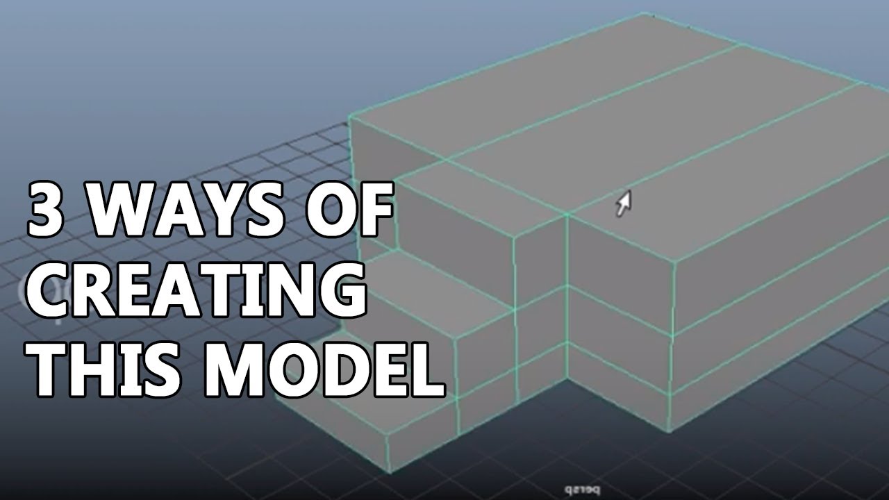 Create this STAIRCASE in 3 different ways in AUTODESK MAYA | ArunPixart ...