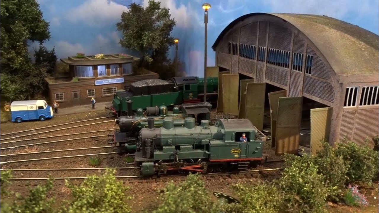 Modelspoor Module @ Rangeerterrein Saint Moniat met Draaischijf - YouTube