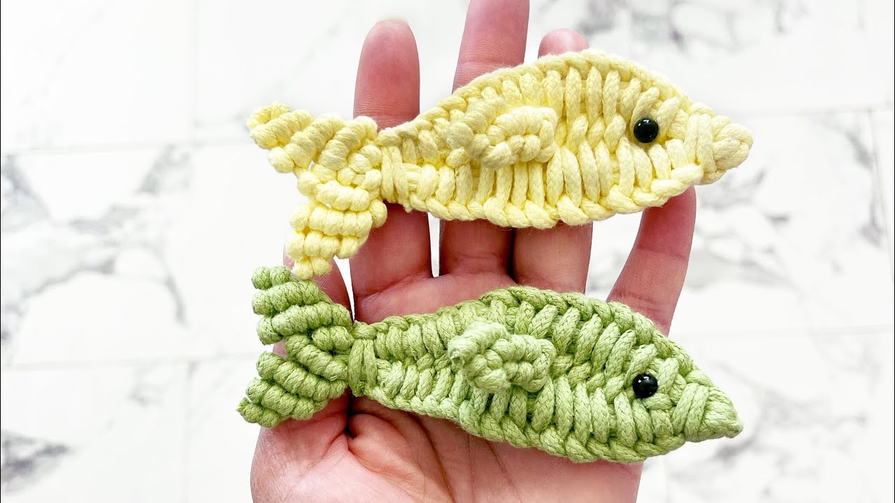 Macrame Fish - YouTube