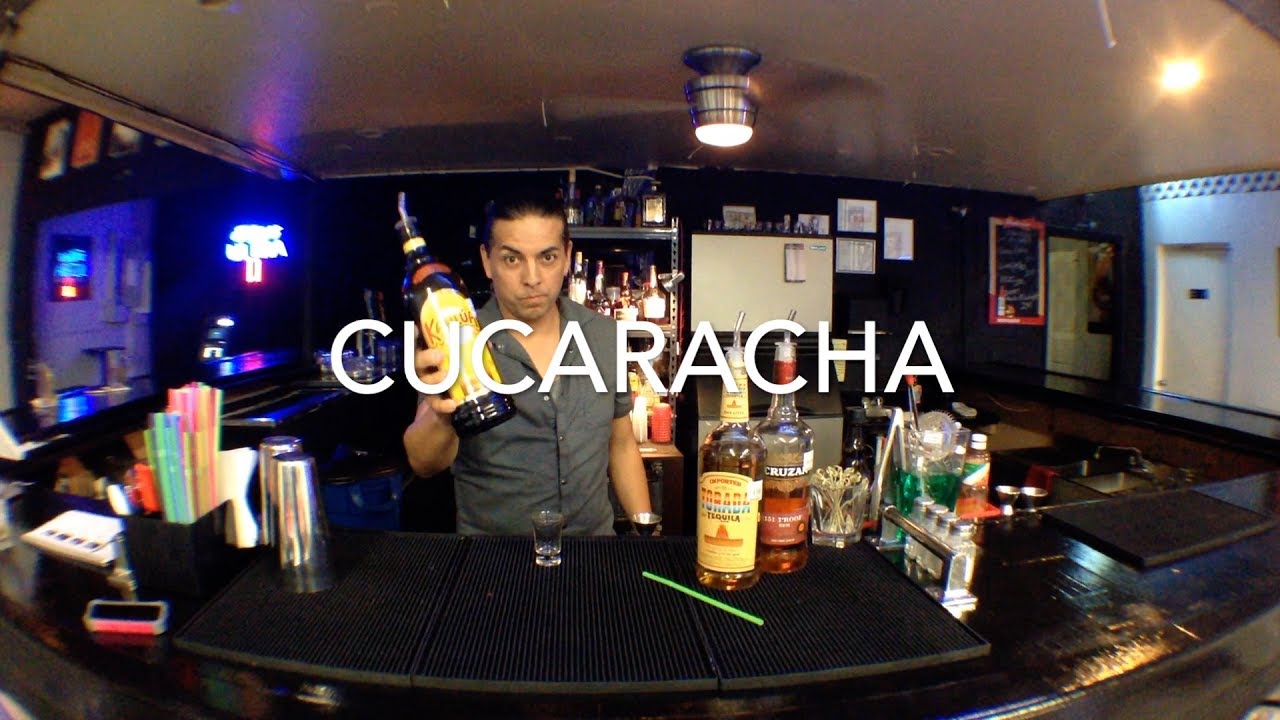 Como preparar una bebida para tu fiesta: "Cucaracha" - YouTube