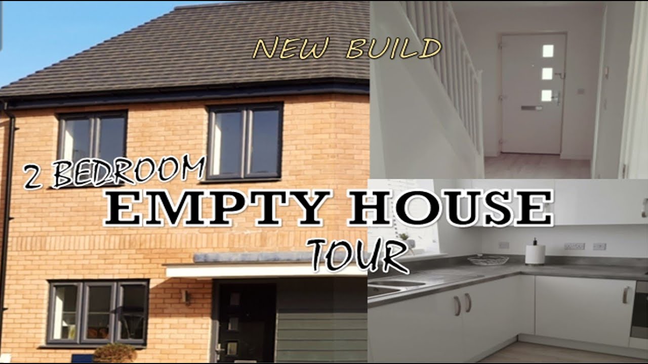2 BEDROOM EMPTY HOUSE TOUR, UK NEW BUILD, FIRST TIME BUYER, STARTER ...