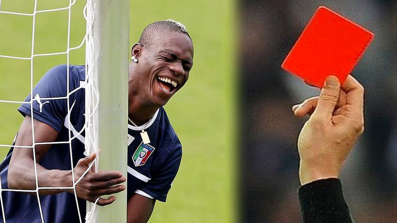 25 Funny Red Card In Football History 2018 HD - YouTube