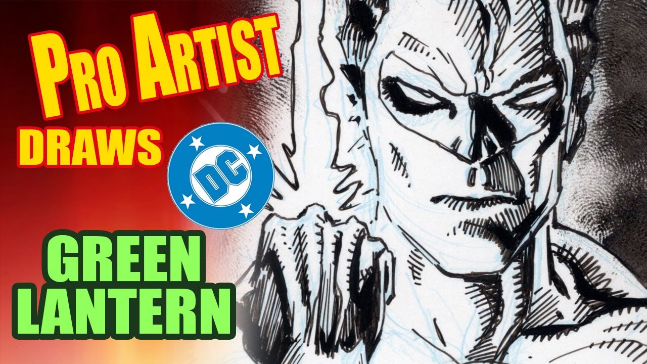 #108 Draw Green Lantern a DC Comics Pro Artist #dccomics #art # ...