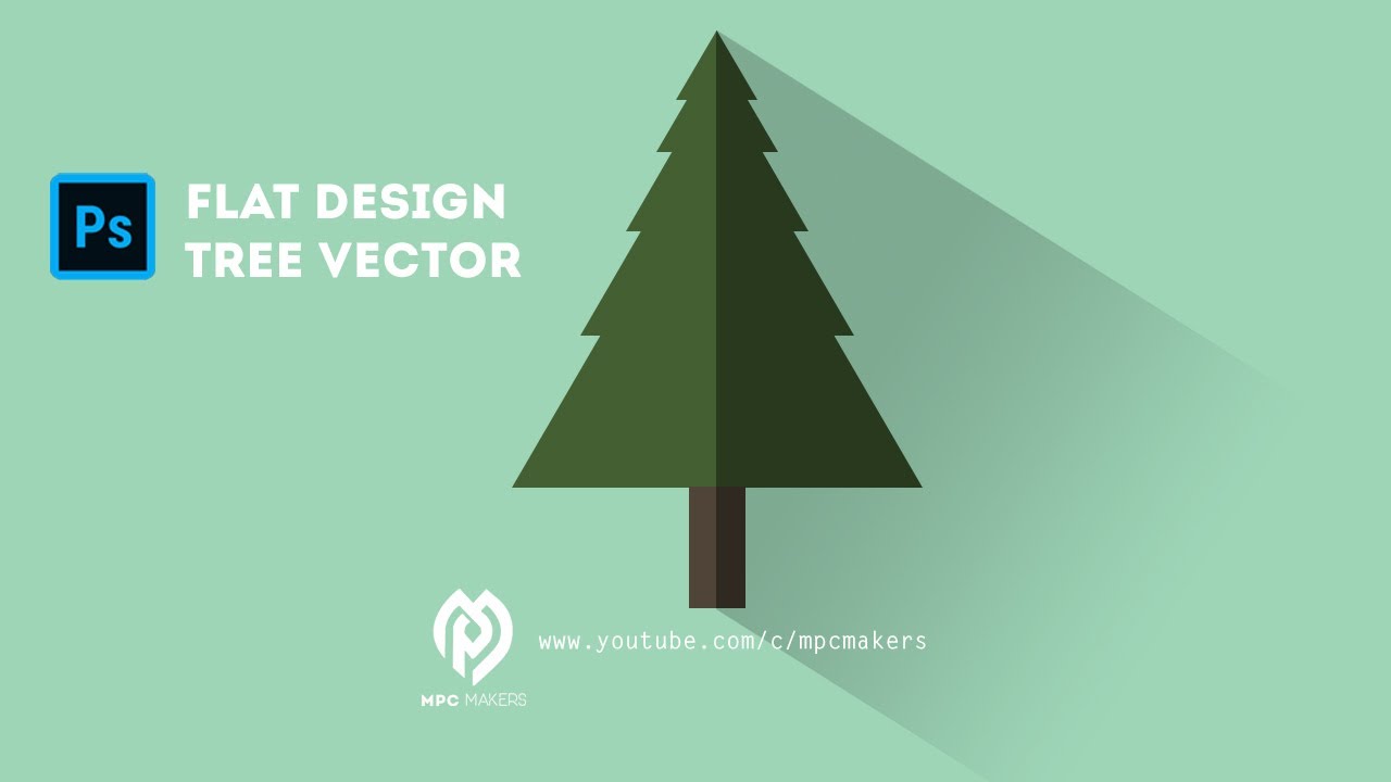 Tutorial Photoshop | Cara Membuat Simple Tree Icon Dengan Photoshop ...