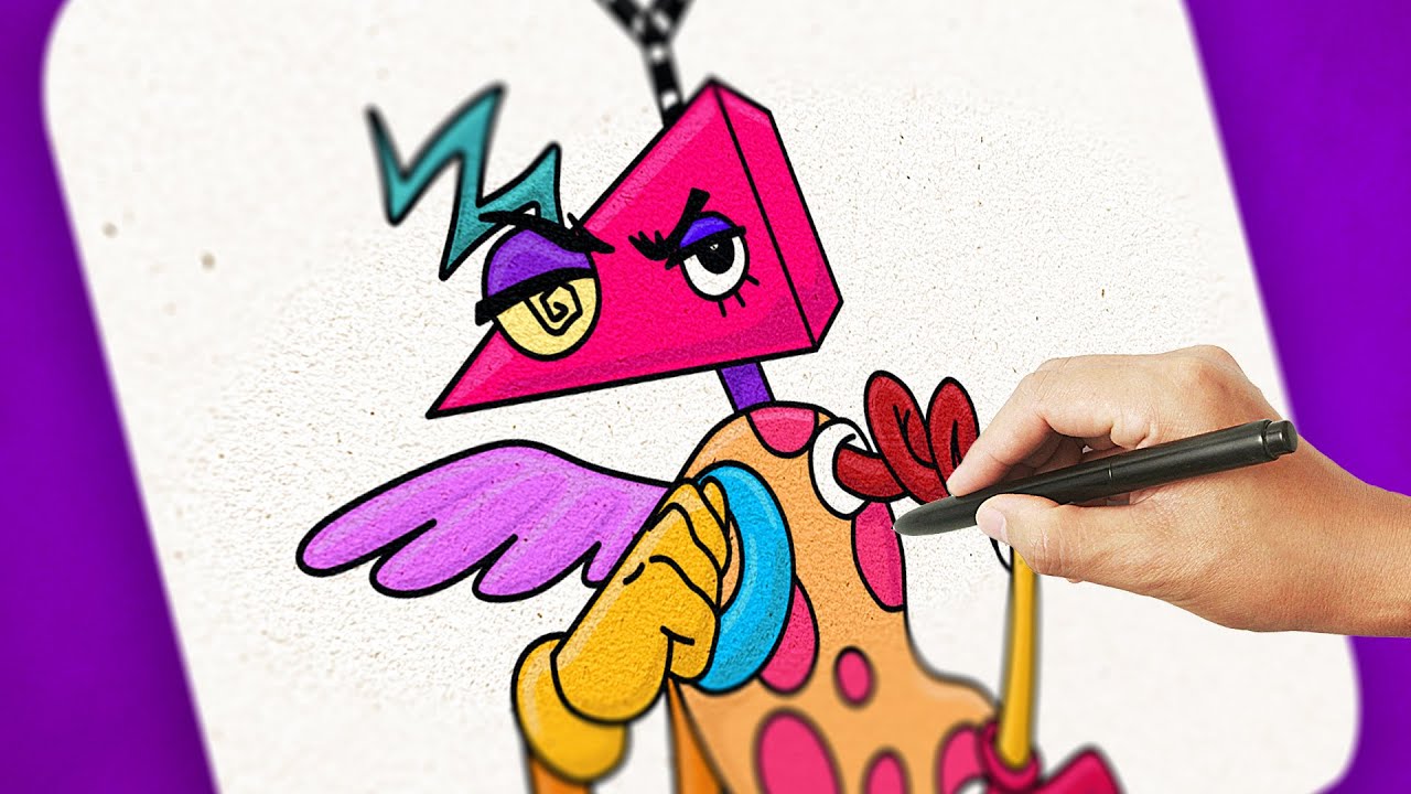 HOW TO DRAW ZOOBLE (The Amazing Digital Circus) - Drawing Tutorial #028 ...