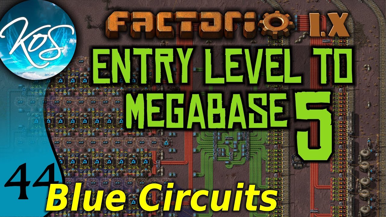 Factorio 1.X Entry Level to Megabase 5 - 44 - BLUE CIRCUITS! - Guide ...