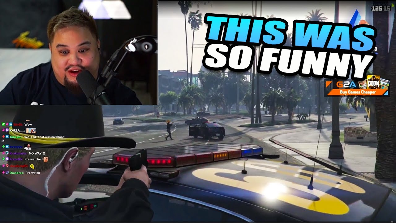 Lysium Reacts To Cops Getting Chased By Seaside Gang! | NoPixel RP ...