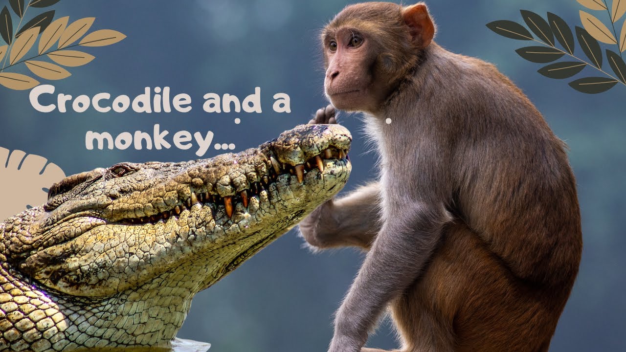 The Jungle Tale Monkey and Crocodile .... - YouTube