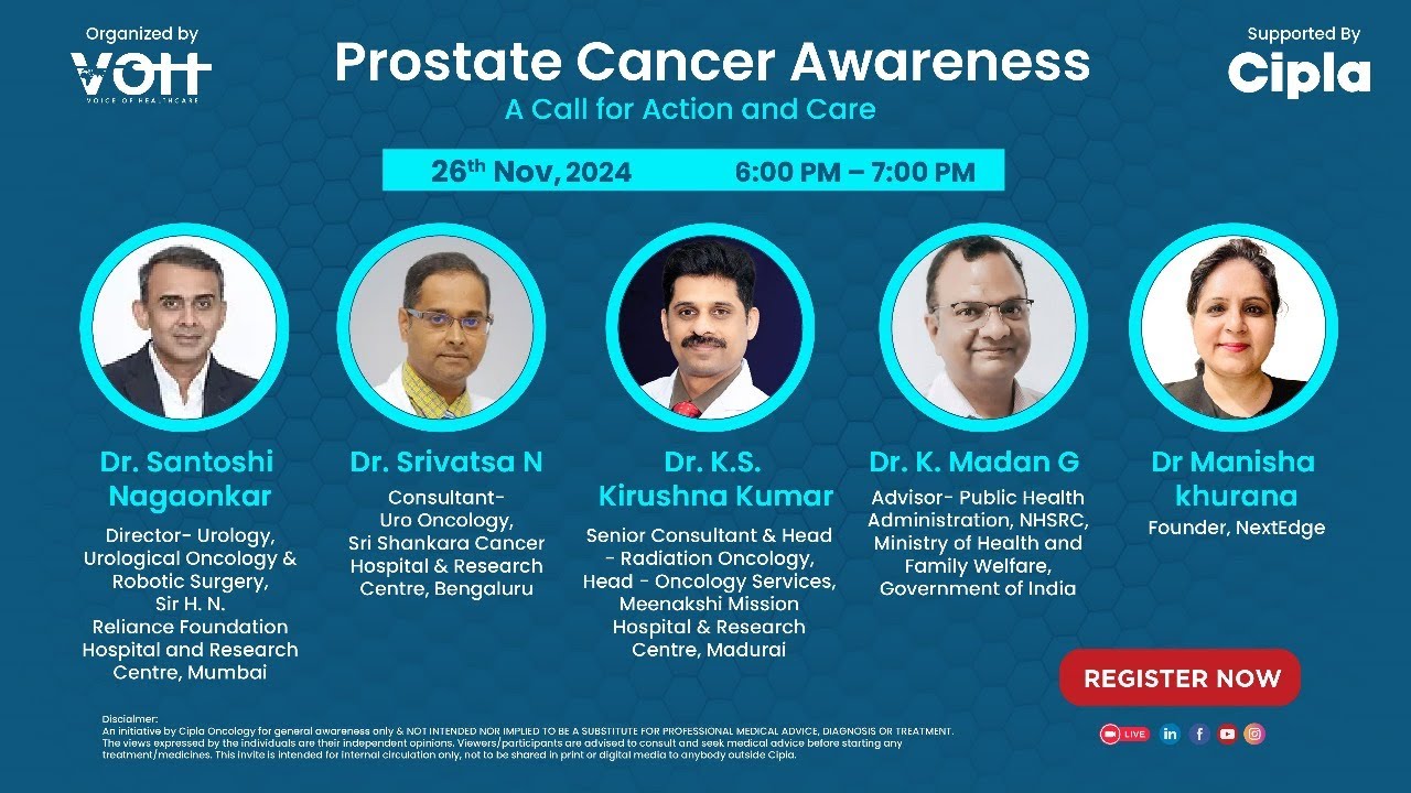 Join Us for a Virtual Session on Prostate Cancer Awareness! - YouTube