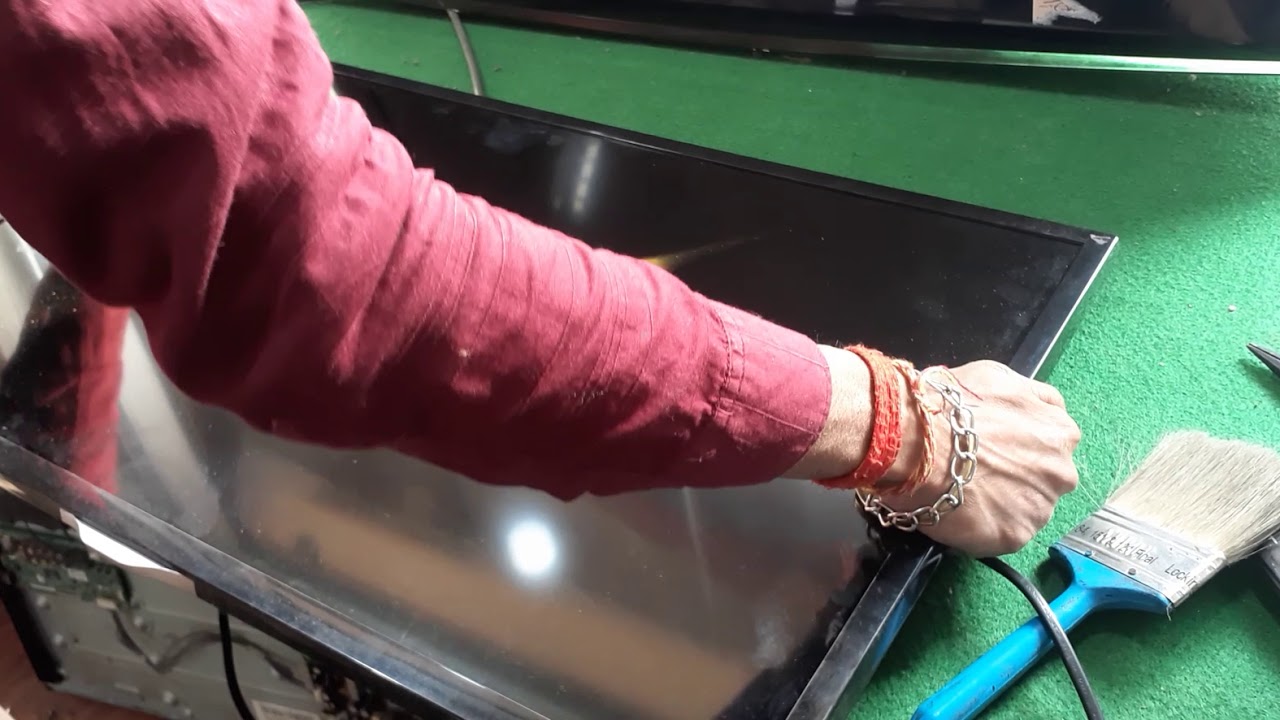 Samsung led tv new led strip install part 3 - YouTube