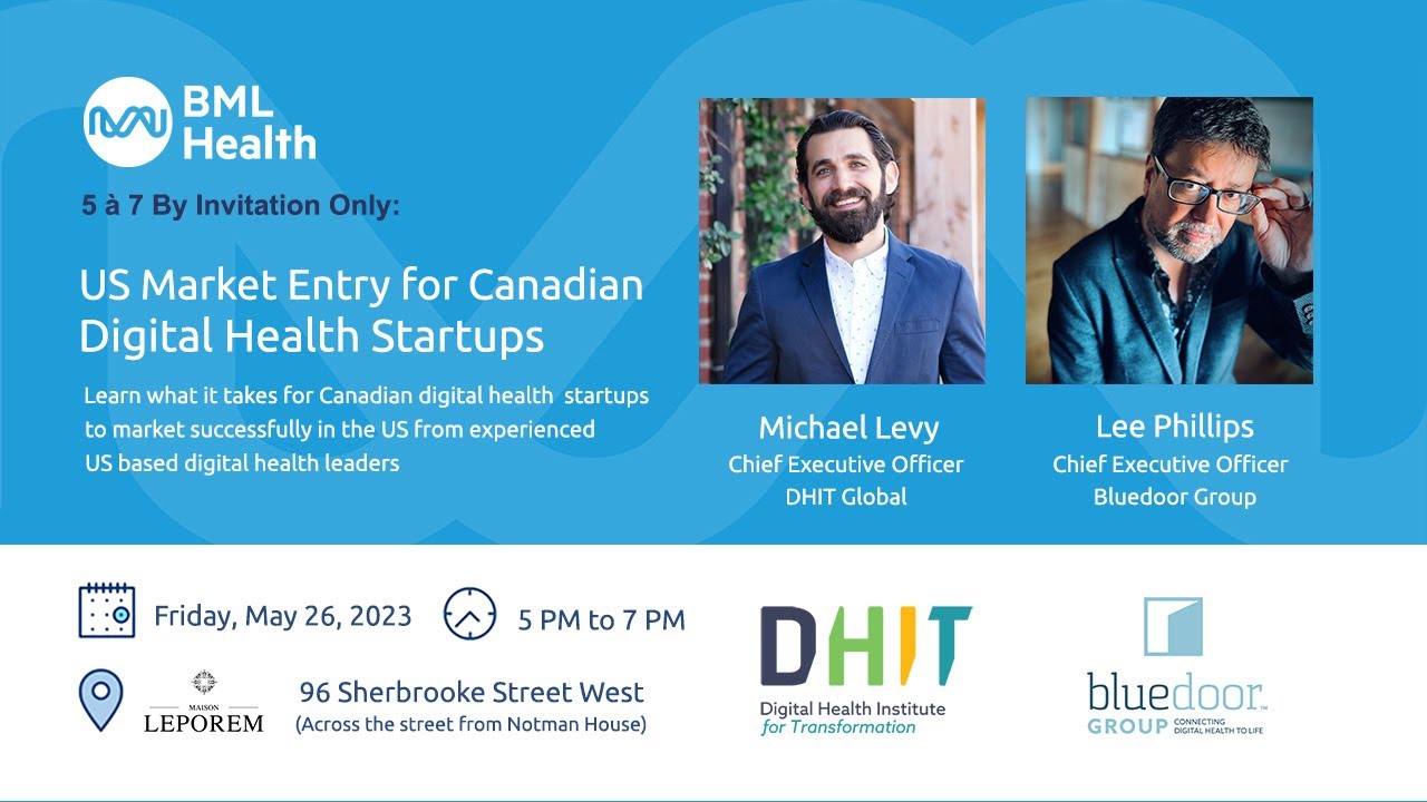 US Market Entry for Canadian Health Startups - DHIT Global, Bluedoor ...