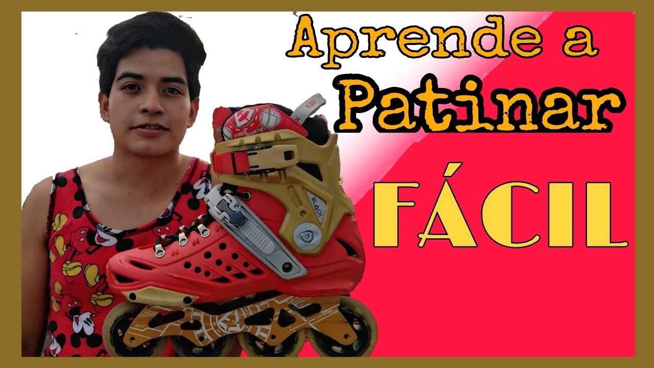 como APRENDER a patinar FÁCIL😮 en patines en línea y quads| Primeros ...