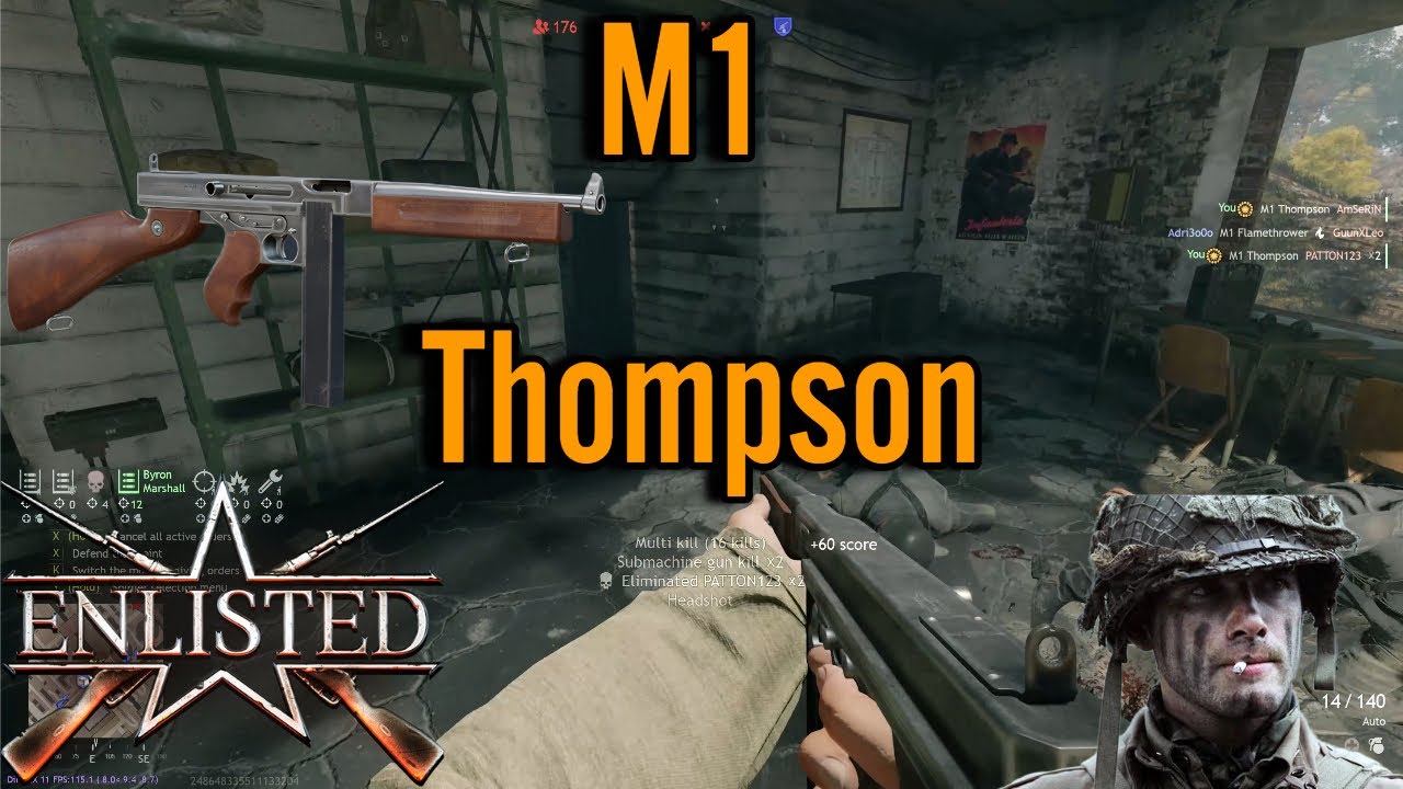 A simpler Thompson: M1 Thompson - Enlisted - YouTube