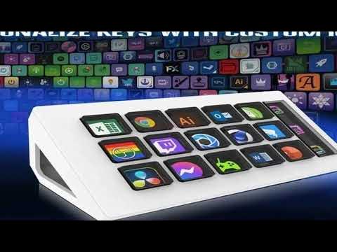 Visual Stream Deck Keyboard Lcd Button 15 Keys Live Content Creation Controller Custom Button ...