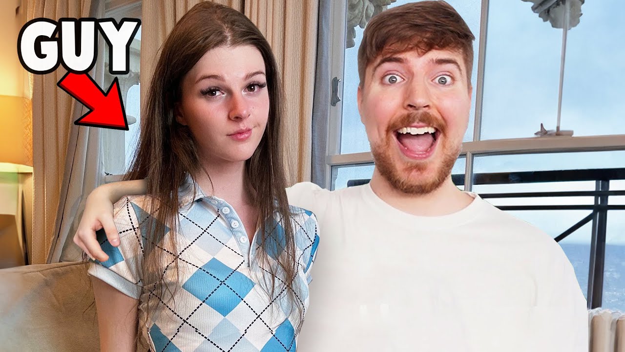 I Met MrBeast Dressed As A Girl.. - YouTube