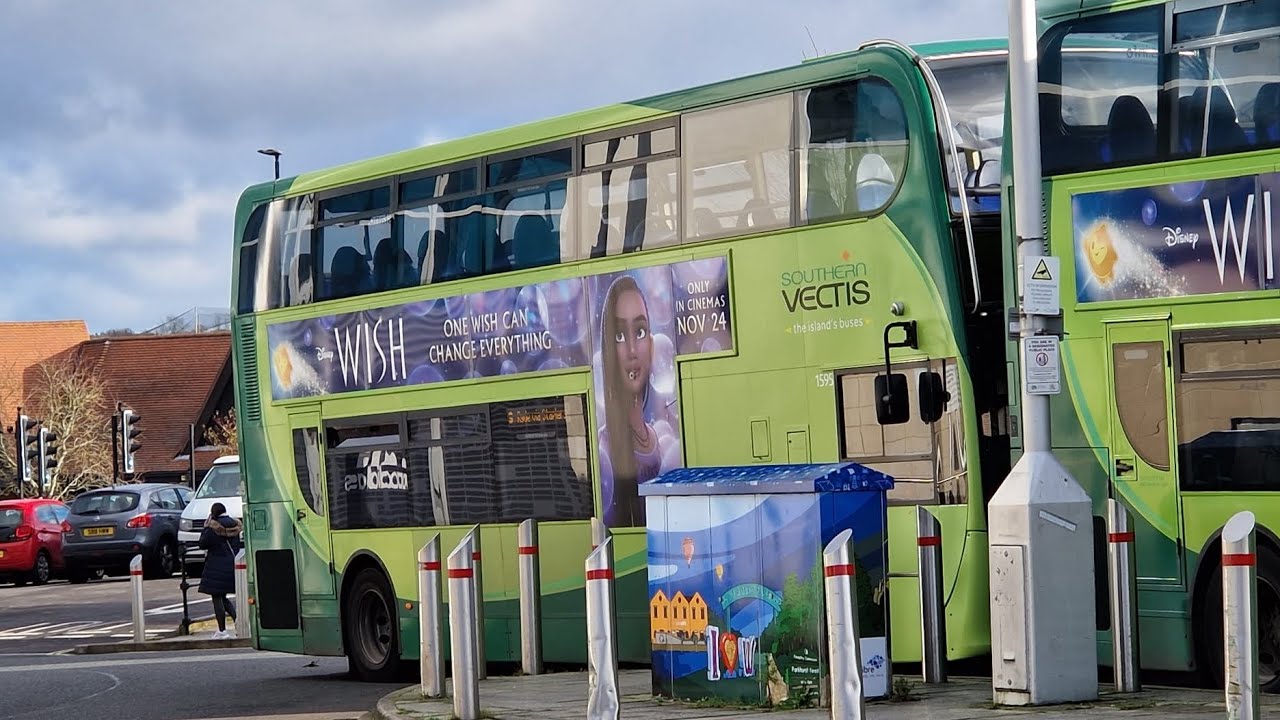 Onboard Southern Vectis Bus 1595 - YouTube