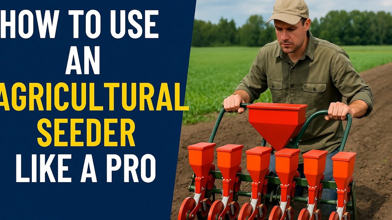 "How to Use an Agricultural Seeder Like a Pro. - YouTube