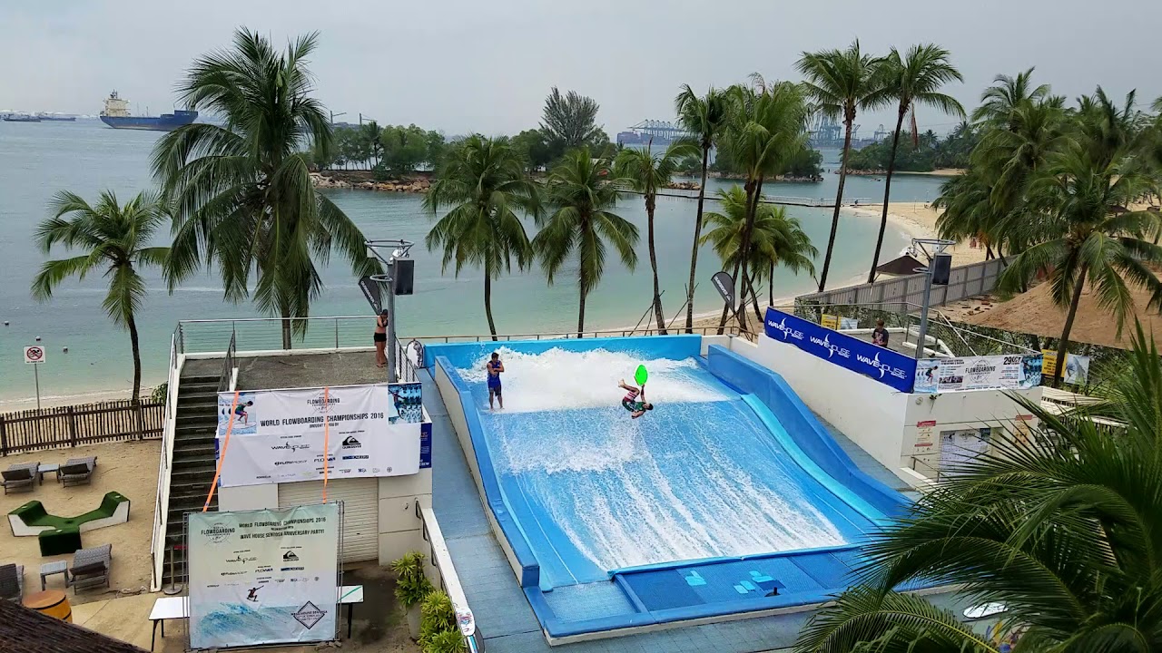 Wave House Sentosa FlowRider World Championships Singapore - YouTube