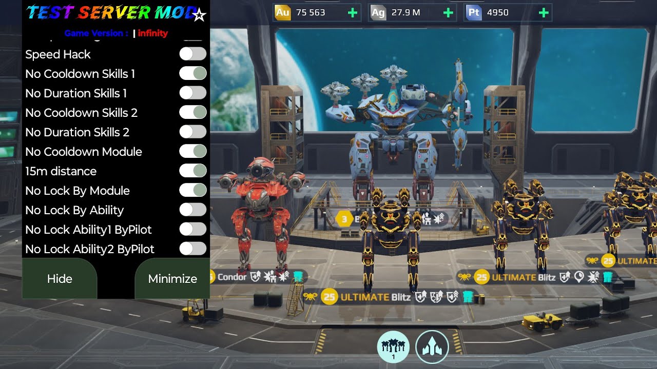 War Robots Mod Menu - YouTube