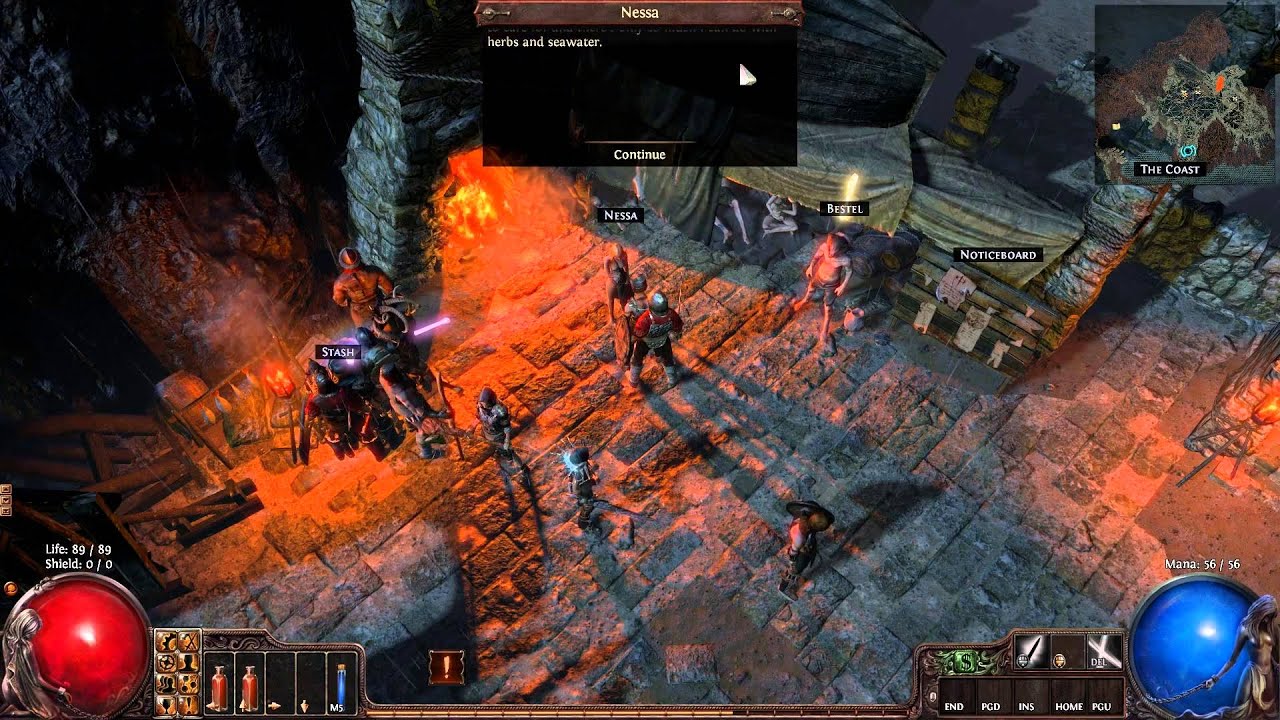 Let's Play Path of Exile (Blind, Shadow, Hardcore) Part 1: A Shadow ...