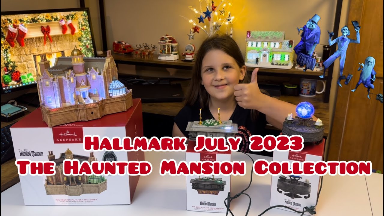 Hallmark July 2023 The Haunted Mansion Collection - YouTube