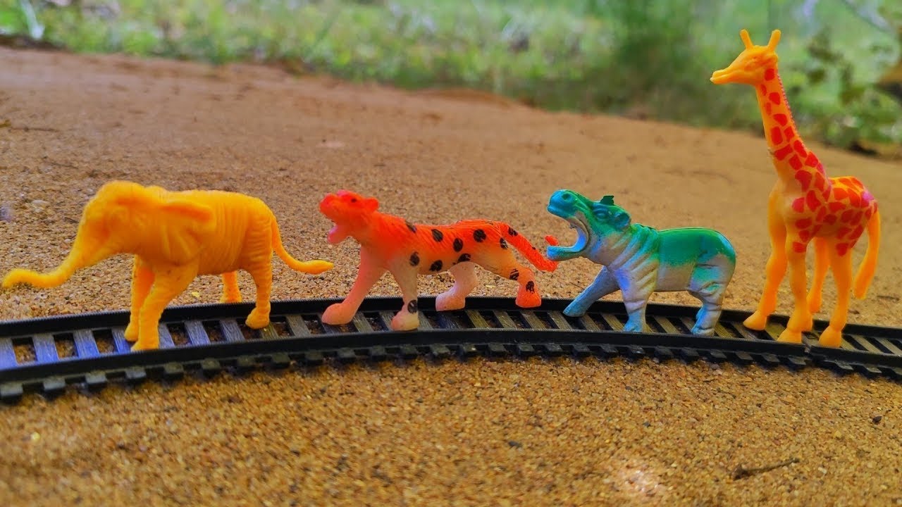 Animal wala cartoon ll elephant, lion, cow, tiger etc ll diy tractor ...