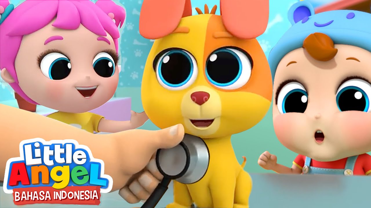 Bingo Yang Lucu Harus Periksa Ke Dokter 🐶 Kartun Anak | Little Angel ...