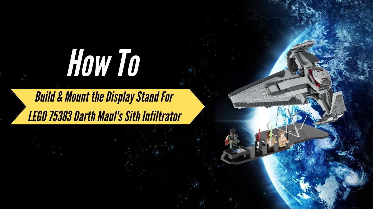 UNIQUEDISPLAY Display Stand for LEGO 75383 Darth Maul's Sith ...
