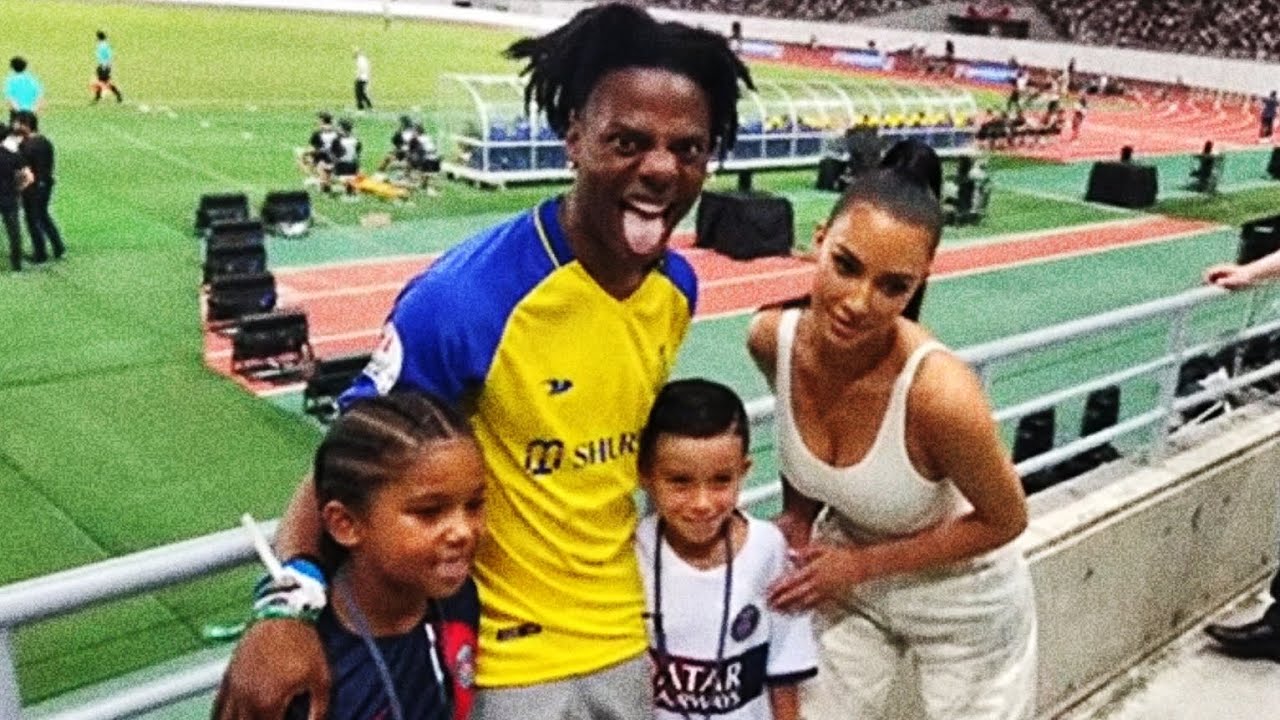 IShowSpeed Meets Kim Kardashian with kids! (Speed ask Kim to bark 😭🤣 ...