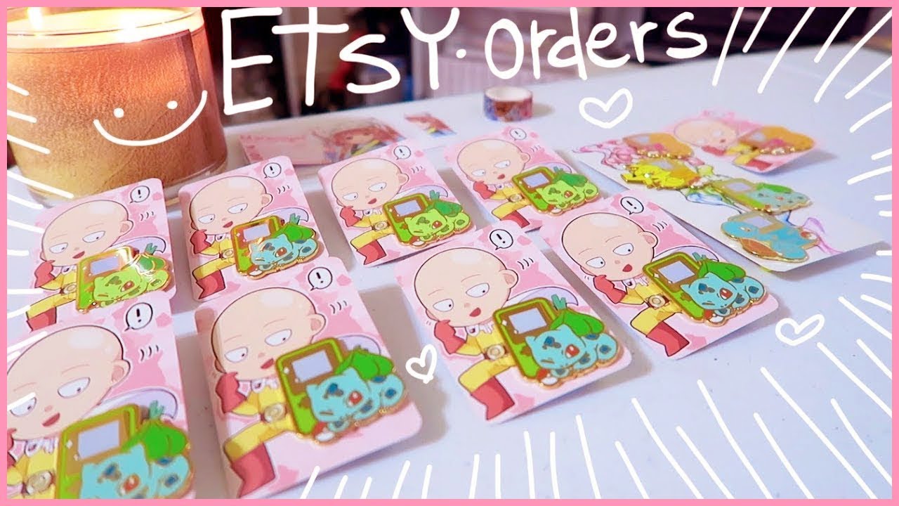 ETSY ORDERS - studio vlog 2 - YouTube