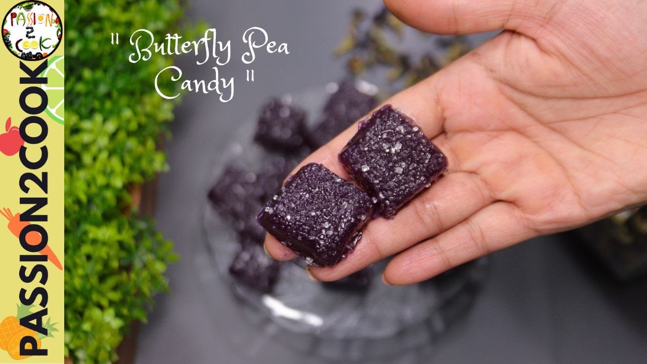 Butterfly pea Candy | Gummy Candy | Candy Recipe - YouTube