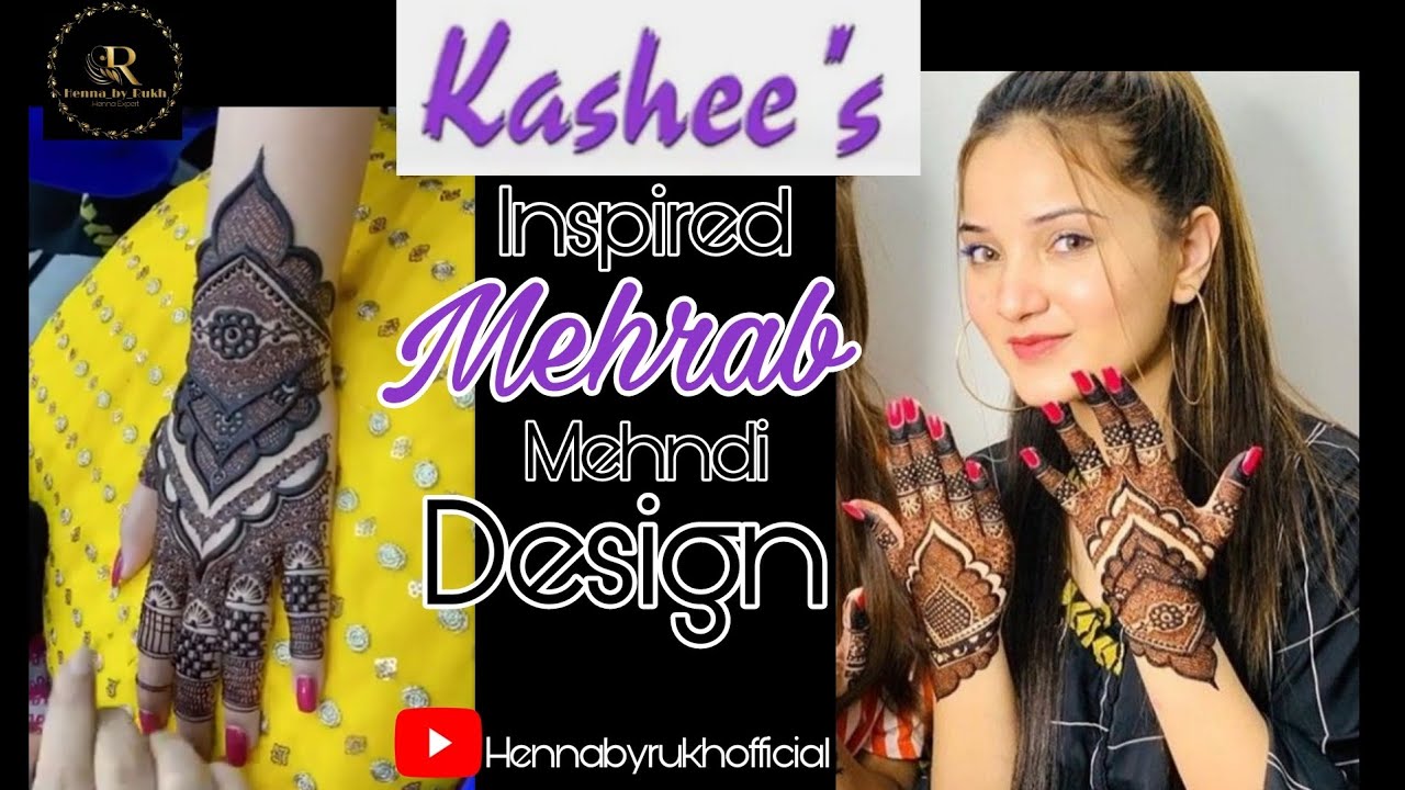 Mehrab Mehndi Design | Rabeeca Khan Most famous design | Most popular ...