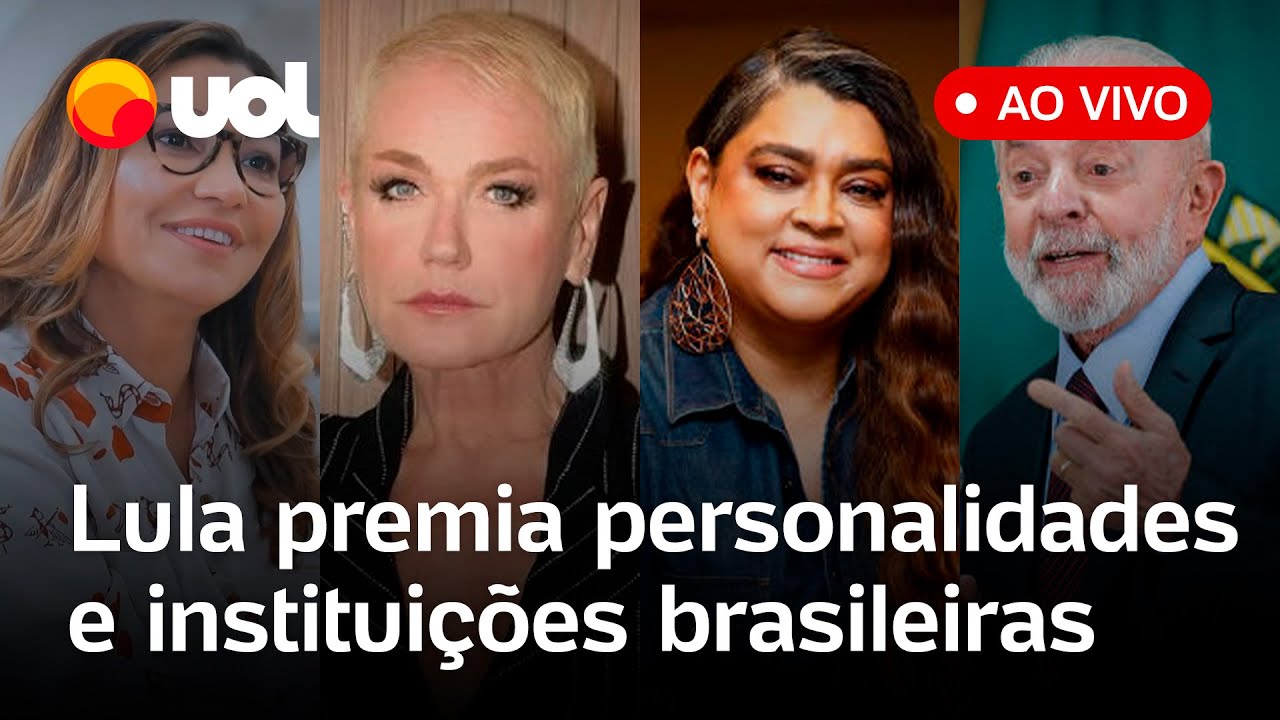 Lula homenageia Xuxa, Preta Gil, Janja e mais de 100 personalidades com ...