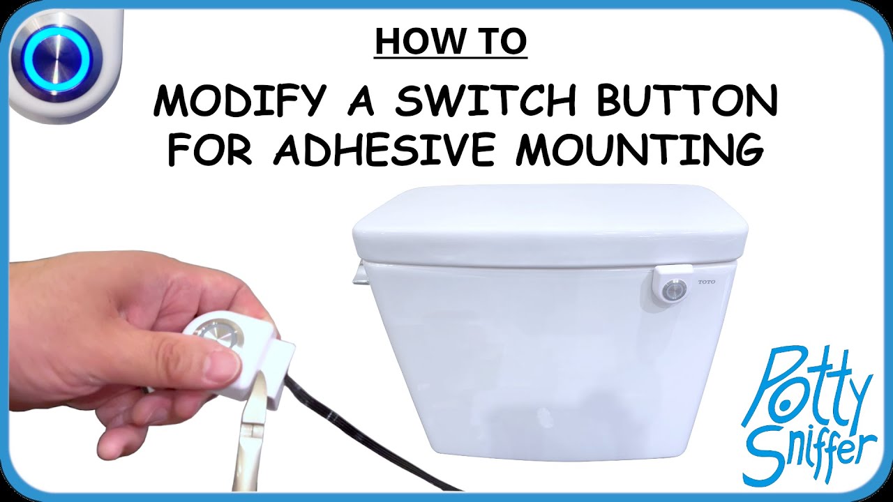 HOW TO: Modify a Button Switch for Adhesive Mounting - YouTube