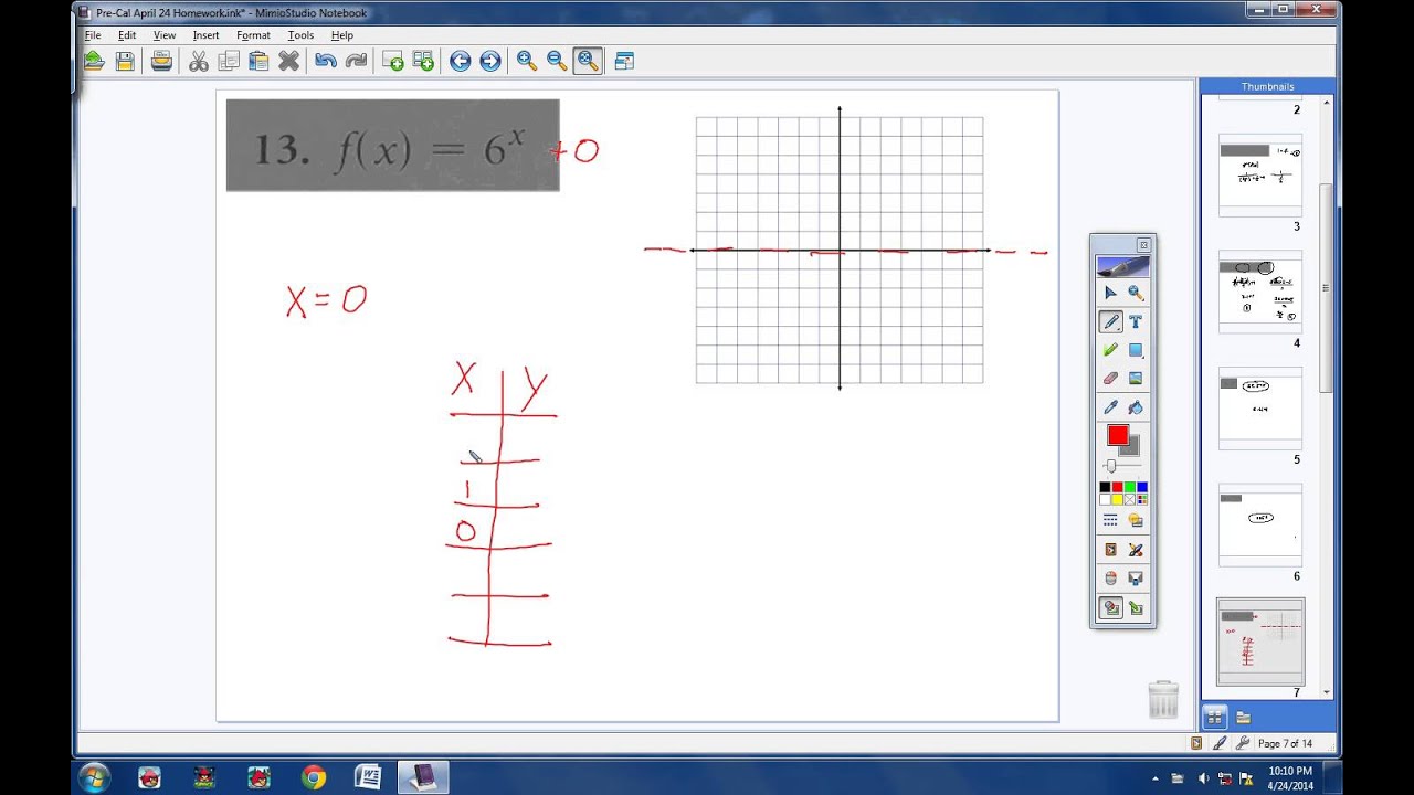 Pre Cal April 24 Homework - YouTube