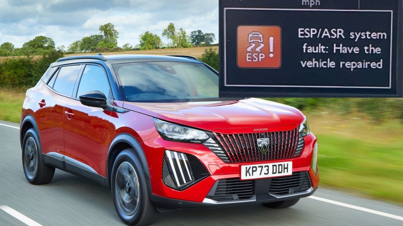 “ESP / ASR System Fault” warning in Peugeot cars - YouTube