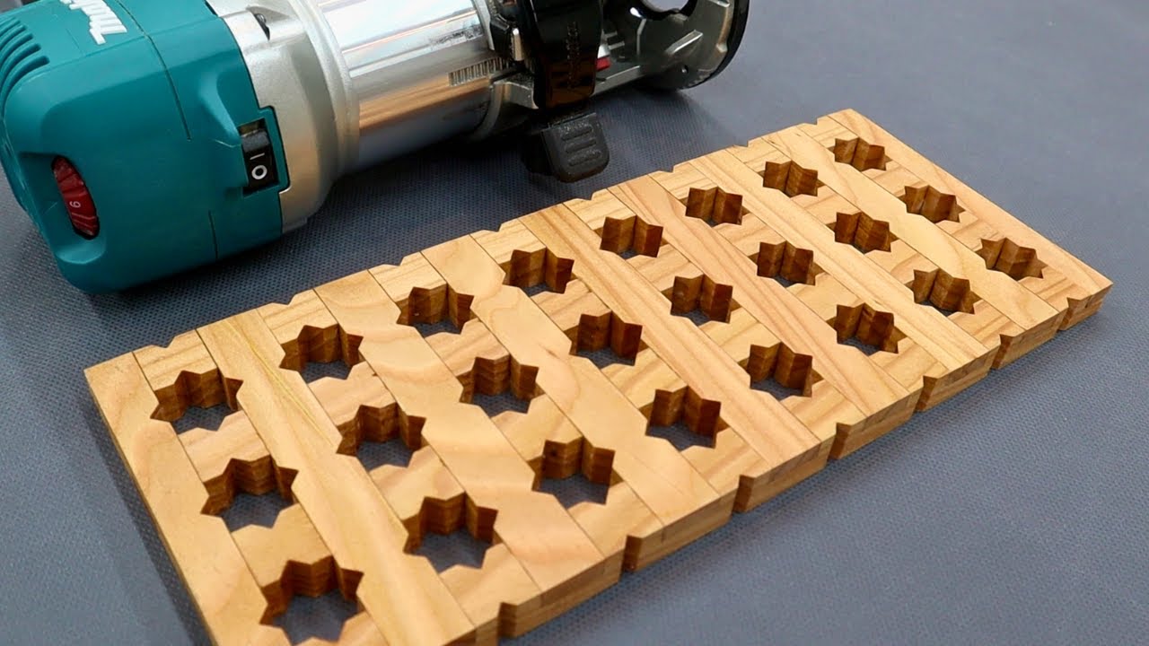 Amazing Router Trimmer Hack. Woodworking. DIY. - YouTube