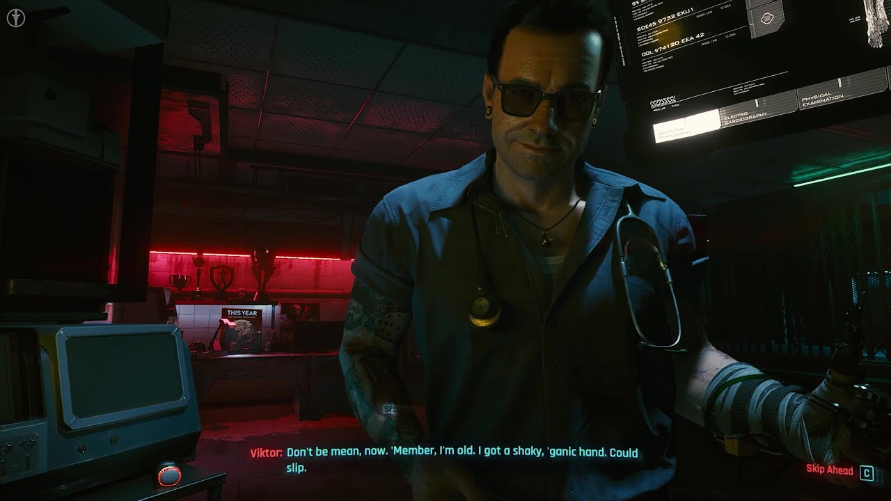 Cyberpunk 2077 - Viktor The Ripperdoc First Meet All Dialogue/Choices ...