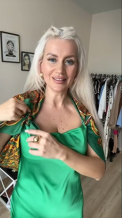 Платье-комбинация как прикрыть плечи #стиль #fashionhacks - YouTube