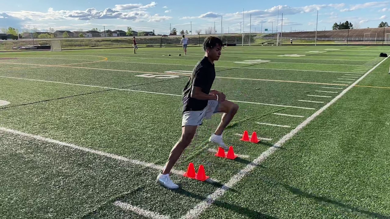 3 Hurdle to Drop Step Sprint - YouTube